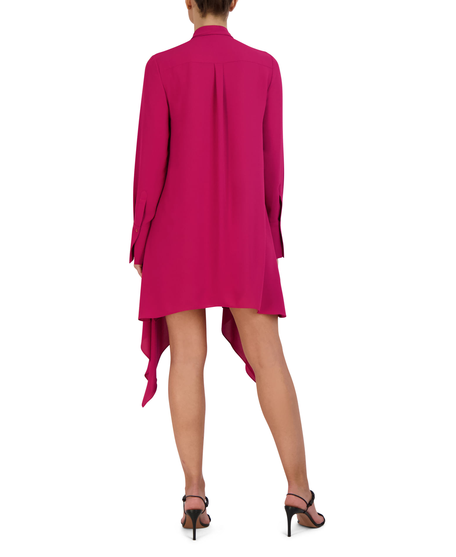 Vestido Fluído con Lazo - BCBGMAXAZRIA