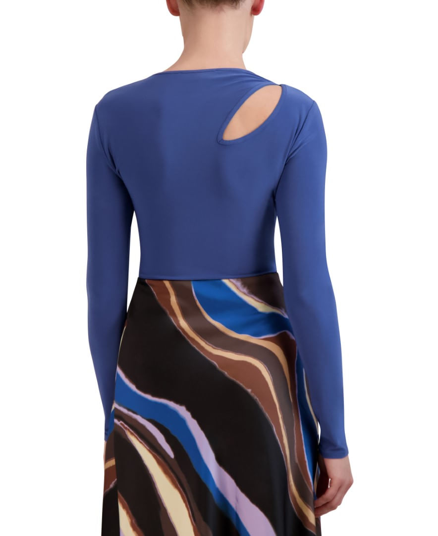 BODY MANGA LARGA CUTOUT - BCBG OUTLET